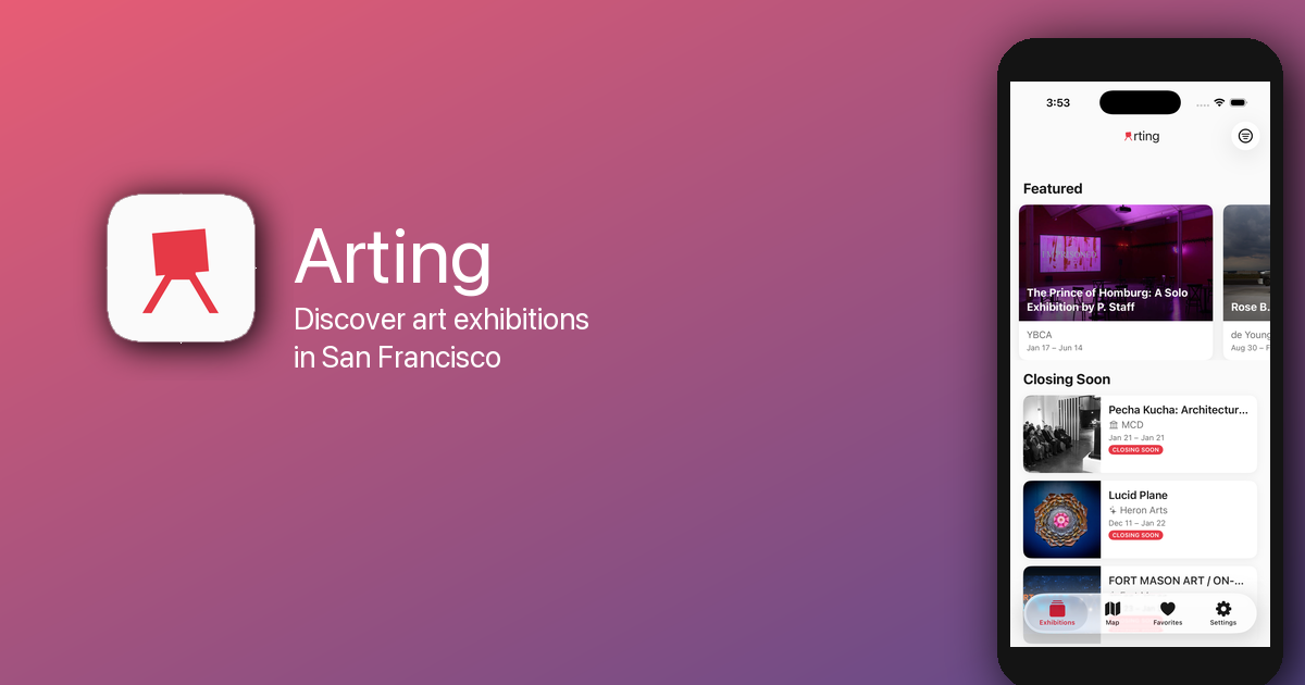 Arting - Discover Art Exhibitions